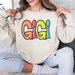 Cute Gigi Colorful PNG, Gigi PNG File, Bright Doodle Png, Spring Gigi ...