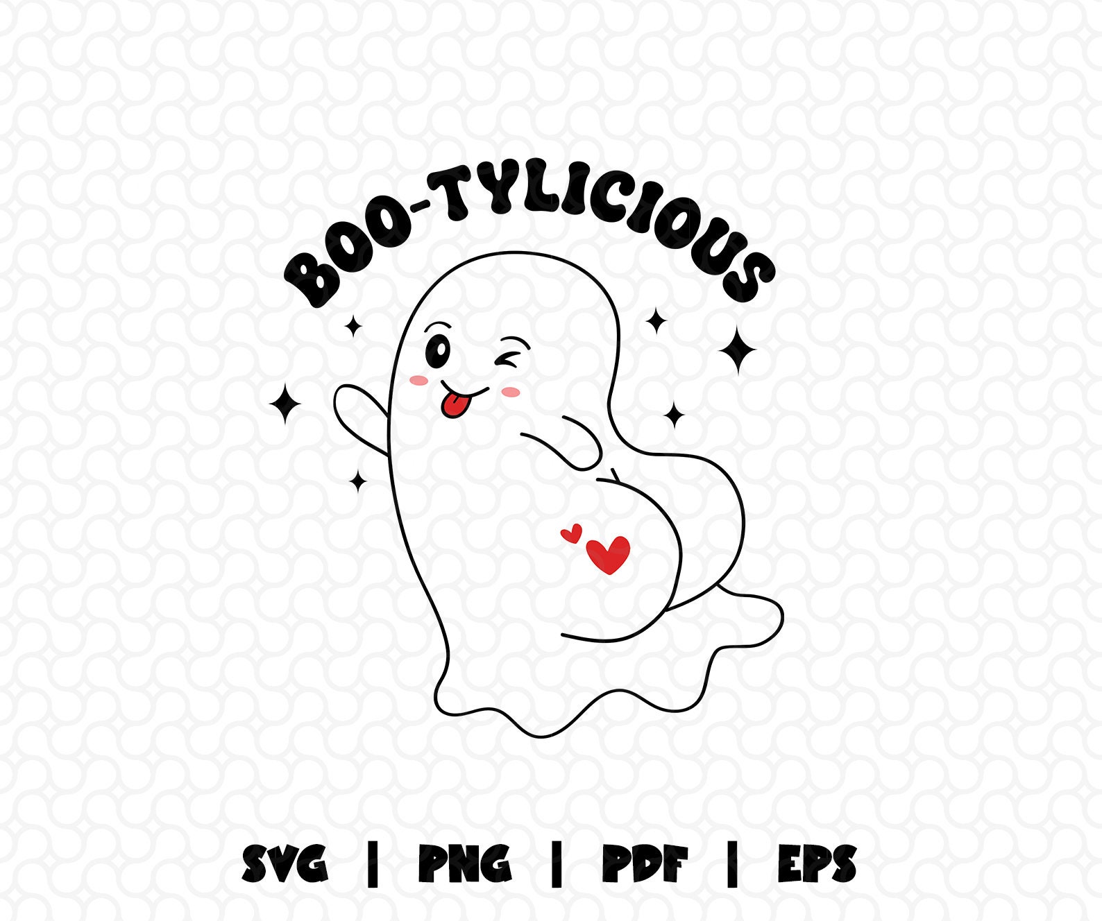 Bootylicious Ghost Svg Png, Funny Ghost Svg, Ghost Butt Dvg, Sarcastic ...