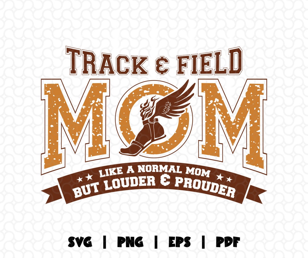 Track and Field Mom Mom Svg Png, Varsity, Distressed, Track Mama Svg ...