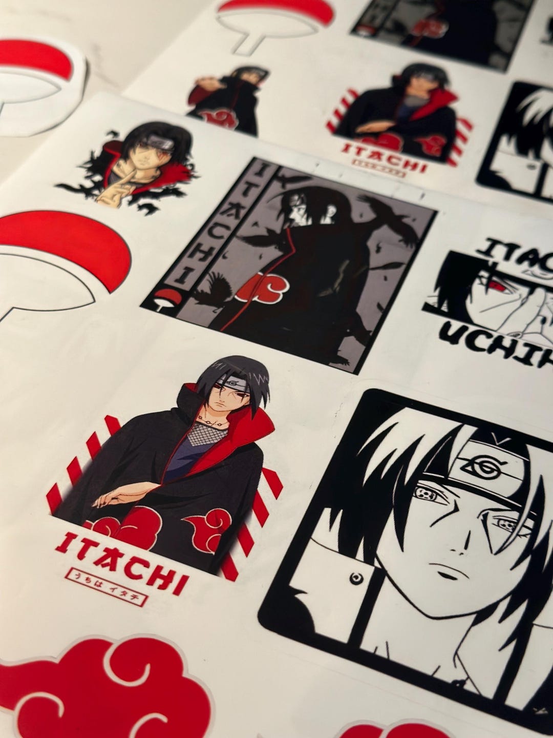 Itachi Uchiha Stickers 9 Pieces , Very High Quality - Etsy
