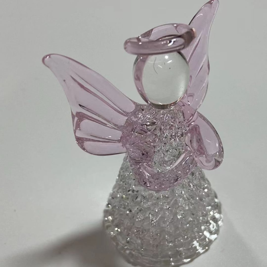 Glass Angel Figurines, Glass Angel, Hand Blown Glass,glass Angel ...