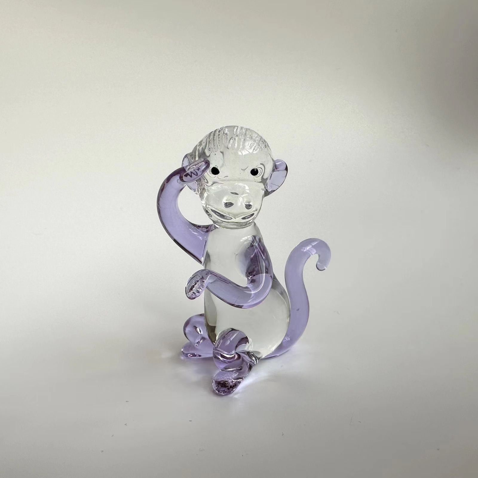 Glass Monkey Figurines, Glass Monkey , Hand Blown Glass,glass Monkey ...