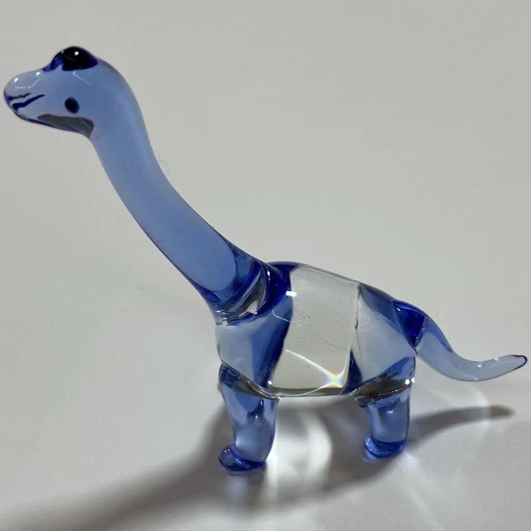 Glass Dinosaur Figurines, Glass Dinosaur, Hand Blown Art Glass,glass ...