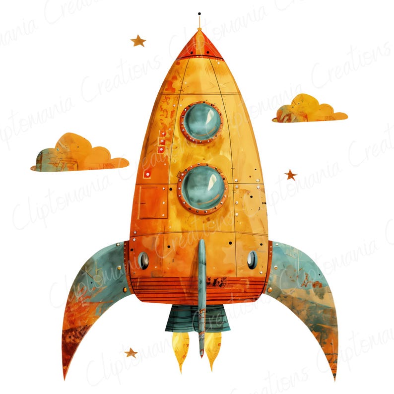 Cute Alien Clipart Bundle | Outer Space PNG | Astronaut Clipart ...