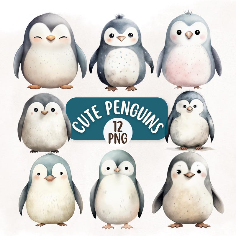 Penguin Nursery - Etsy