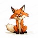 Cute and Funny Red Fox JPEG Clipart Bundle 12 High Quality 300DPI ...