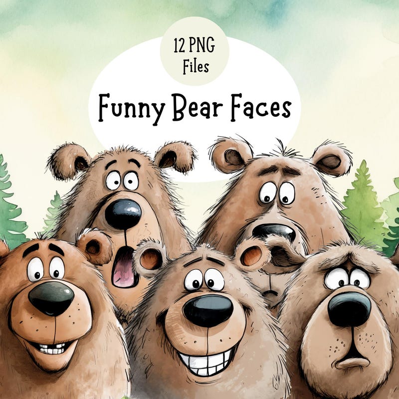 Free Clipart Funny Face - Etsy