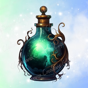Magical Potions 15 PNG Clipart Bundle | Transparent Backgrounds ...