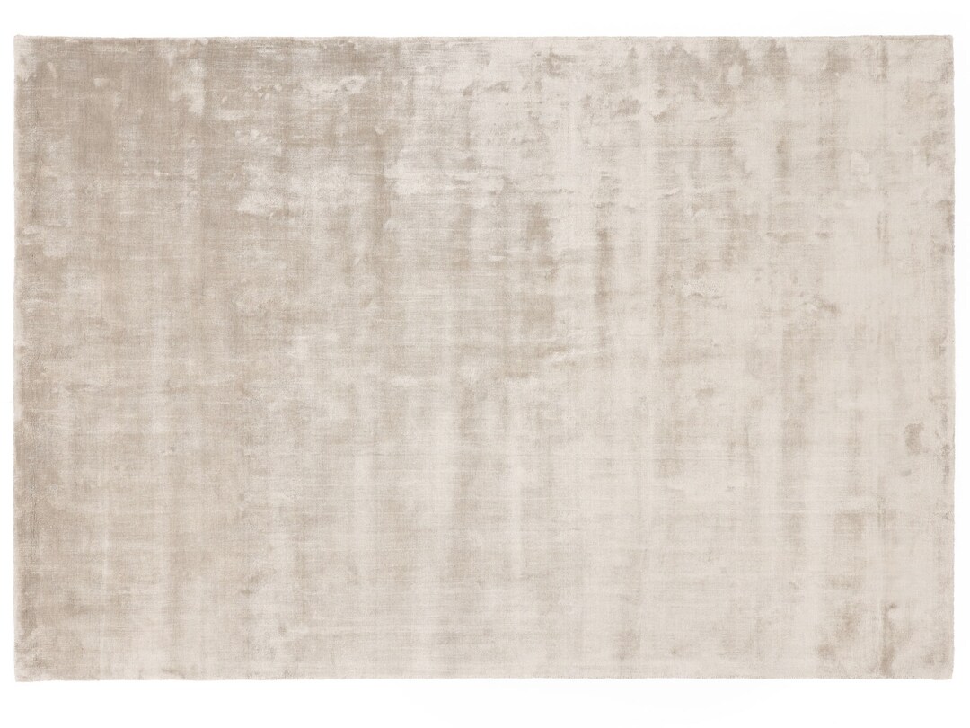 Solid Plain Broadway Beige Handloom Handmade 100% Viscose in a Thick ...