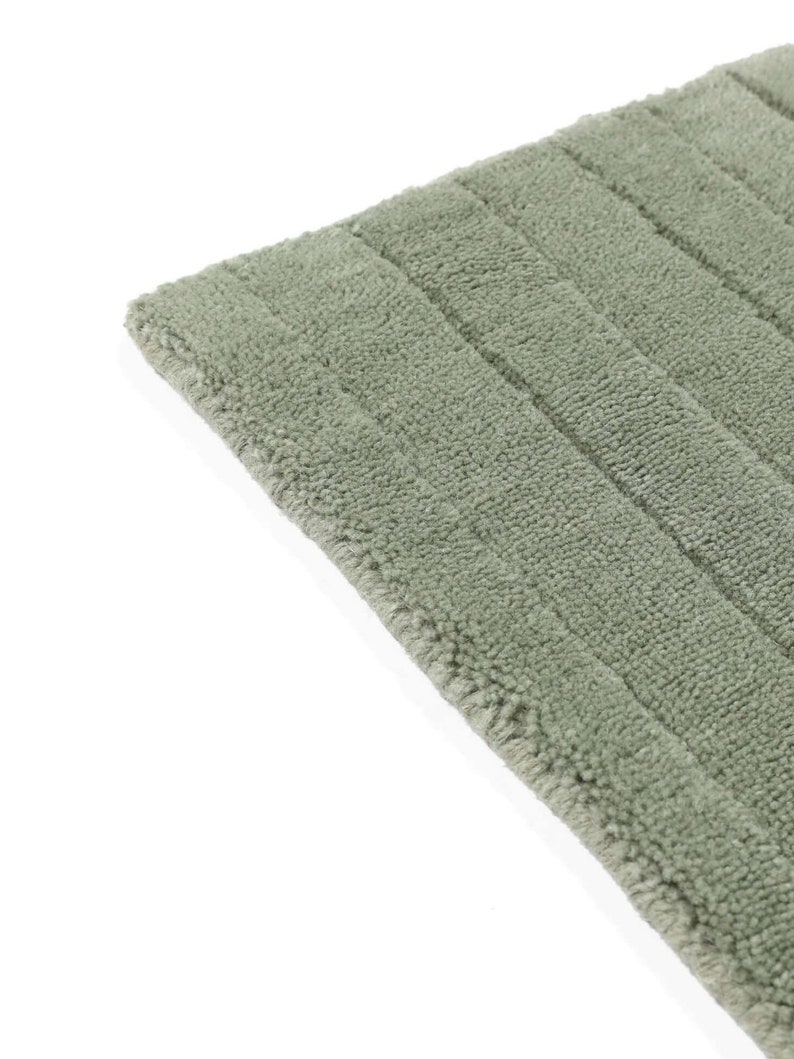 Eve-embossed Modern Handloom Dark Teal Wool Rug Carpet 100% Woolen Rug ...