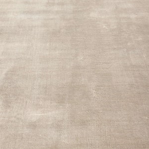 Solid Plain Broadway Beige Handloom Handmade 100% Viscose in a Thick ...