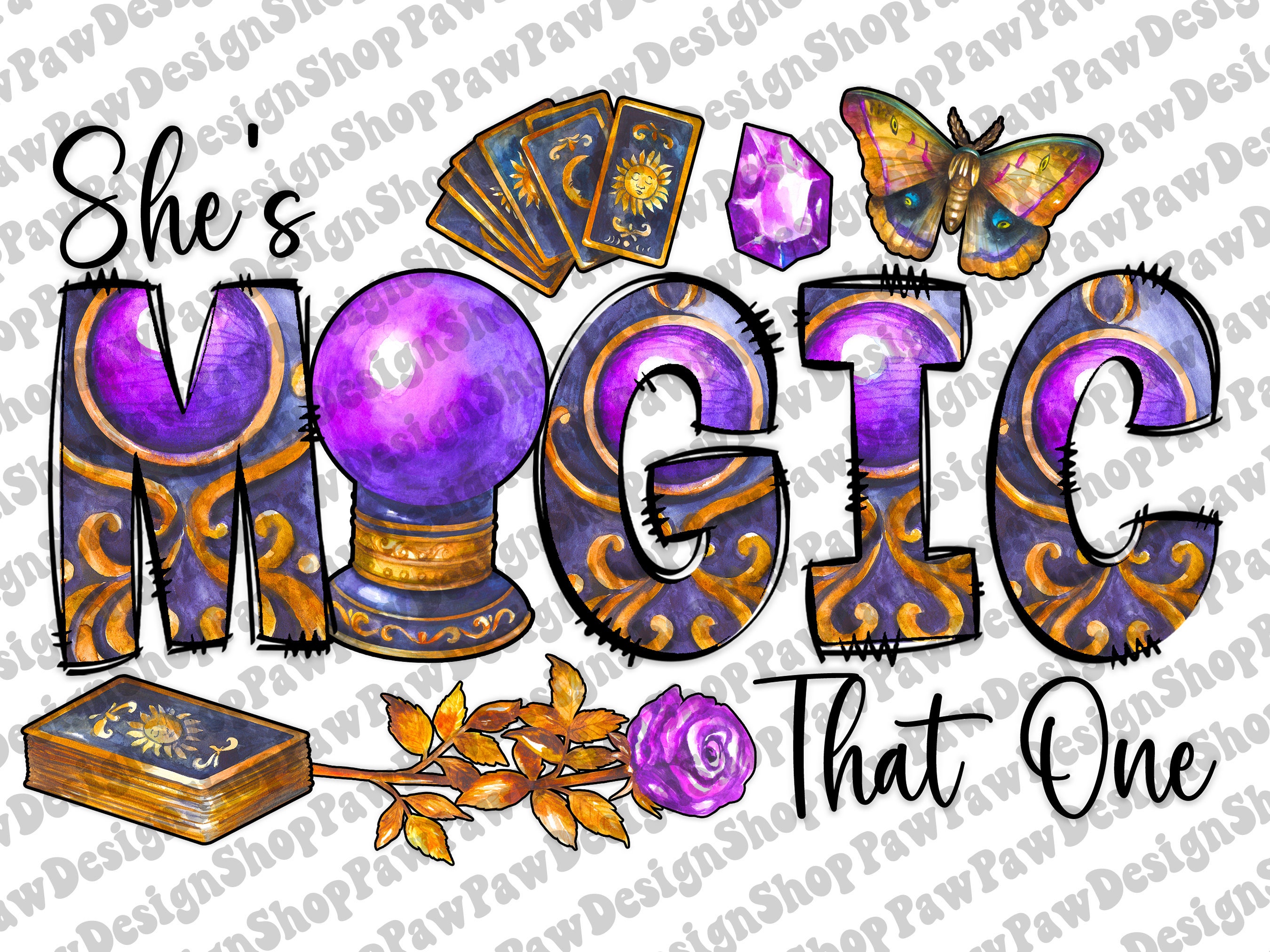 She's Magic That One Png Tarot Png Magic Png Witch Png - Etsy Australia