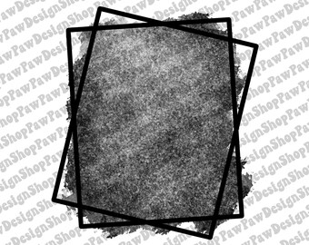 Distressed Sublimation Backgrounds PNG, Frame Digital Clipart, Silver ...