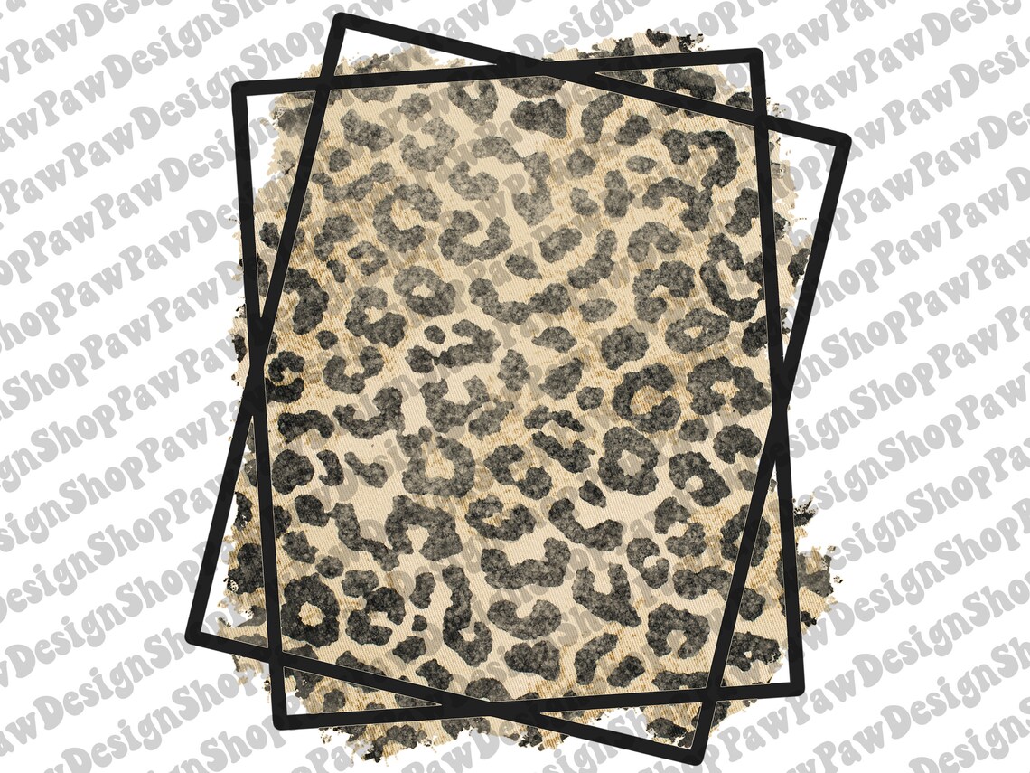 Leopard Background Png, Distressed Leopard Background Png, Frame ...