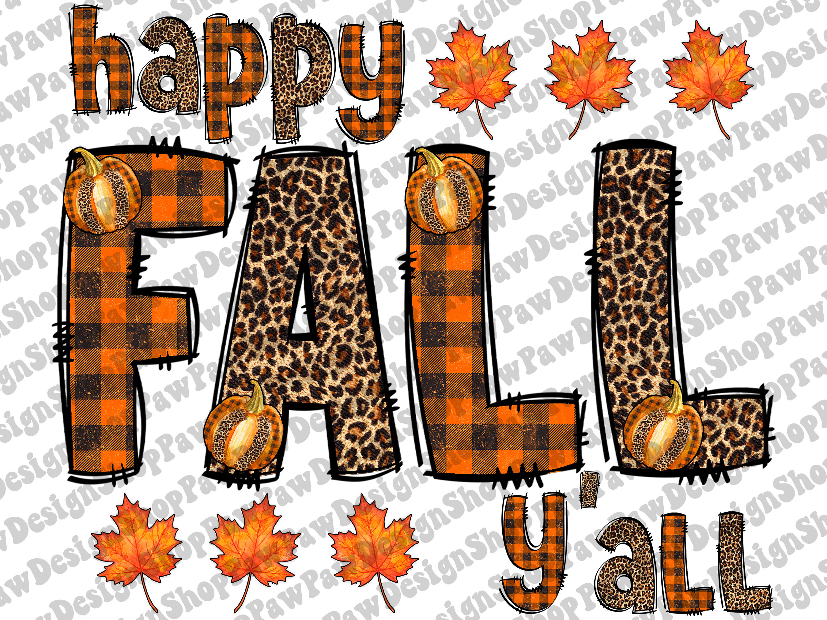 Happy Fall Y'all Png, Fall Png, Pumpkin Png, Hello Fall Png ...