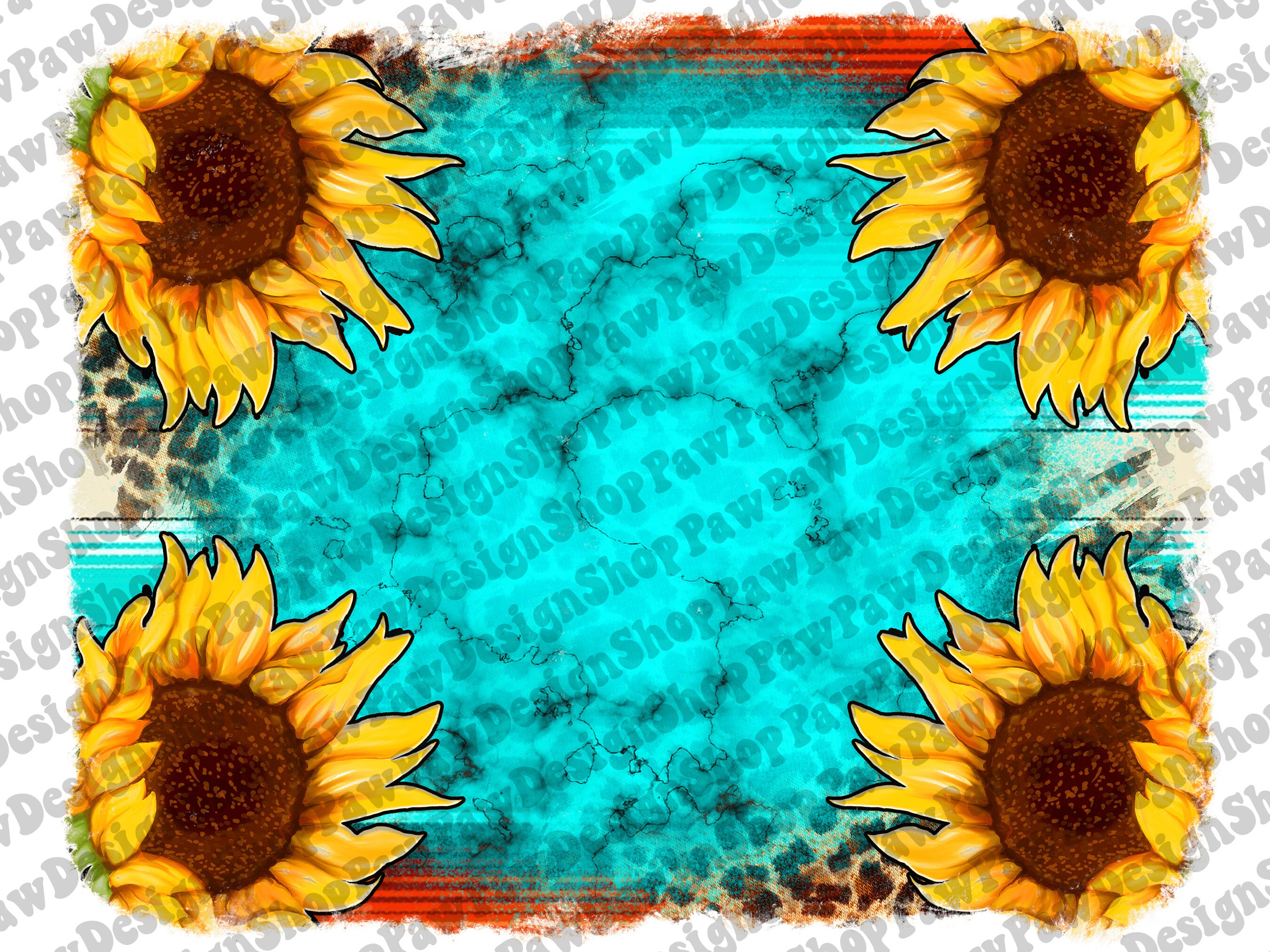 Leopard Background Png, Serape Background Png, Turquoise Background Png ...