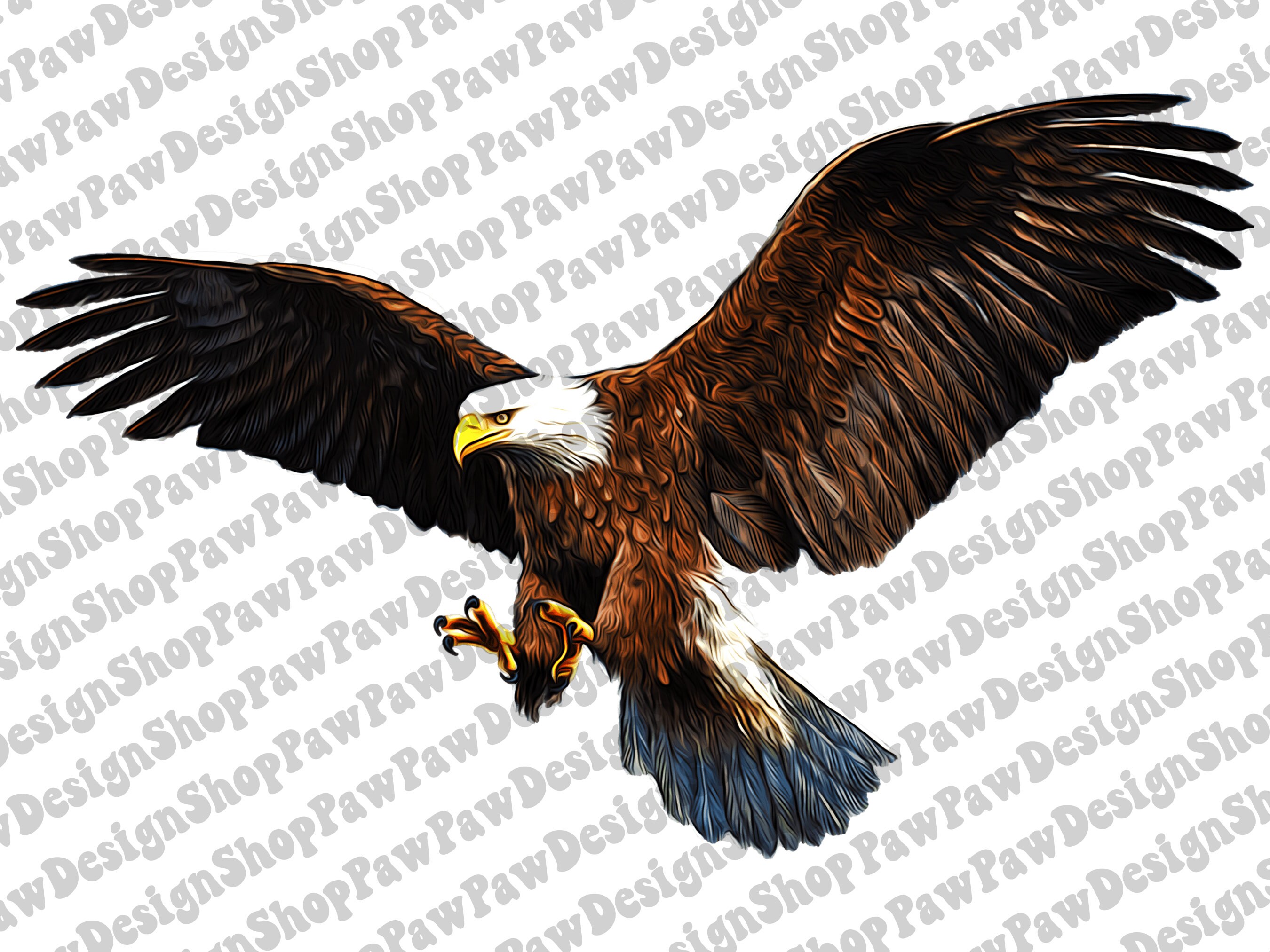 Eagle Png, Eagle Clipart, Hand Drawn Eagle Png, Eagle Sublimation ...