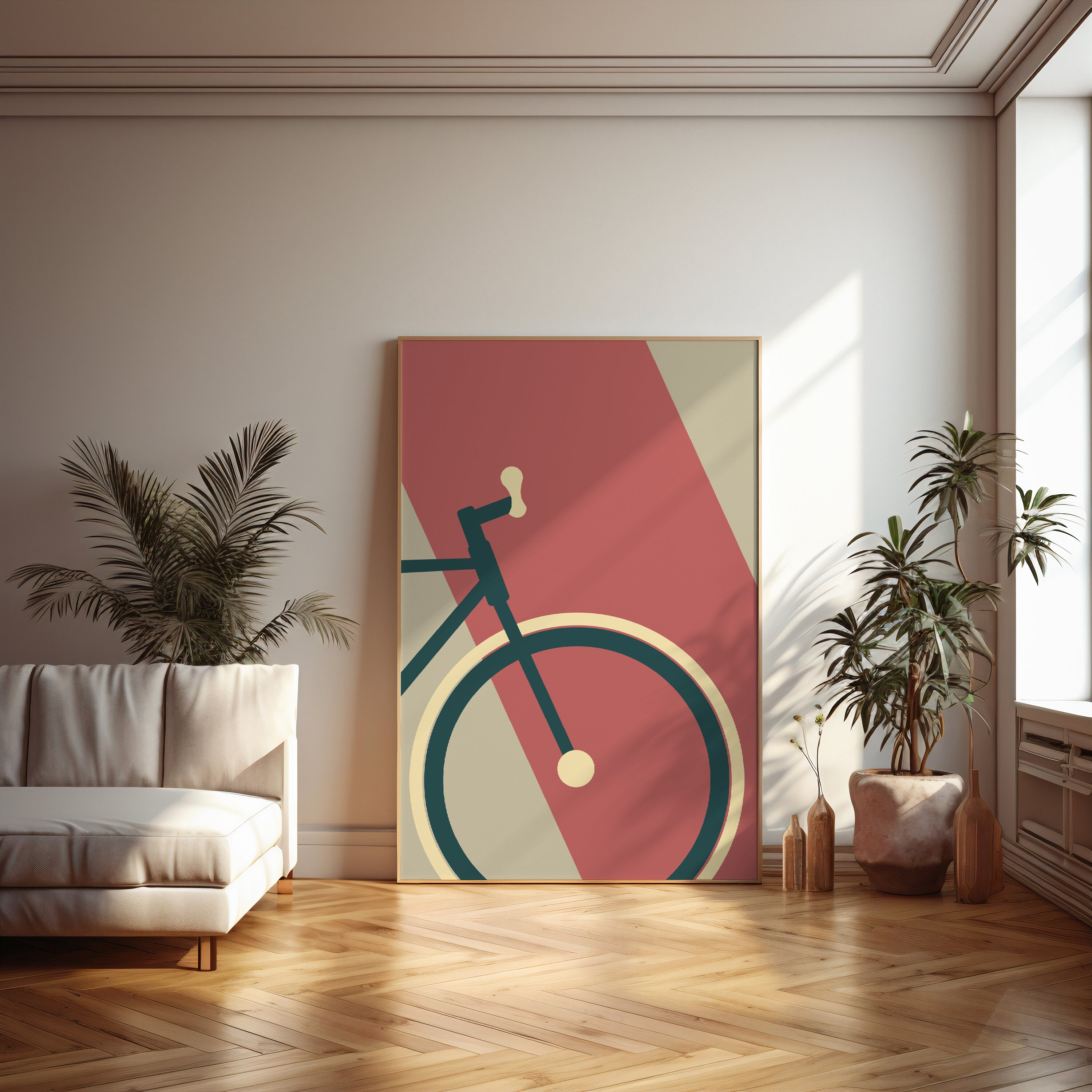 Poster Bike Bike Poster Cycle Poster Gift Idea Home Decor Bauhaus ...