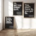 DIGITAL DOWNLOAD Motivational Poster 1% Better Every Day Print ...