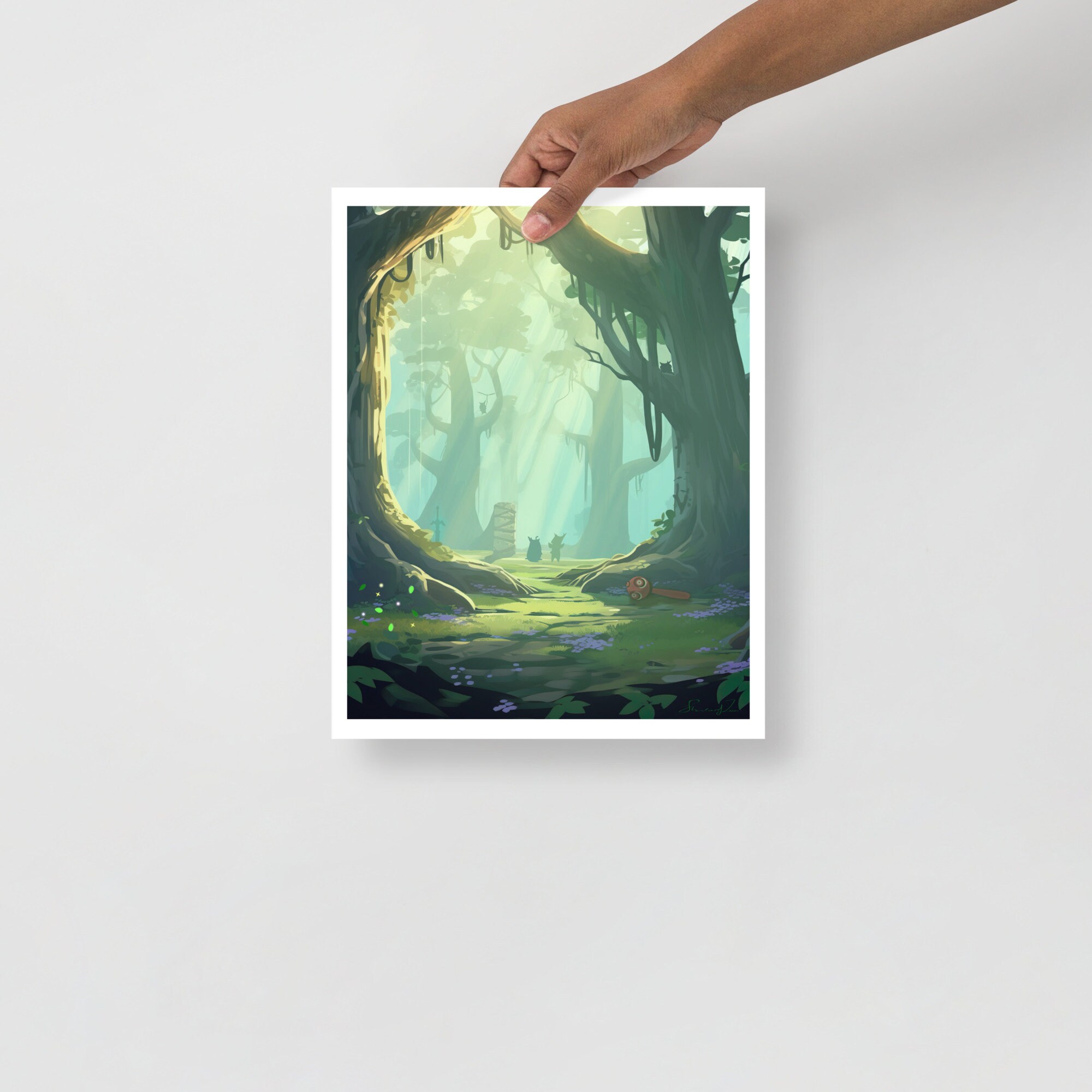 Korok Forest Poster the Legend of Zelda: Breath of the Wild Hyrule ...
