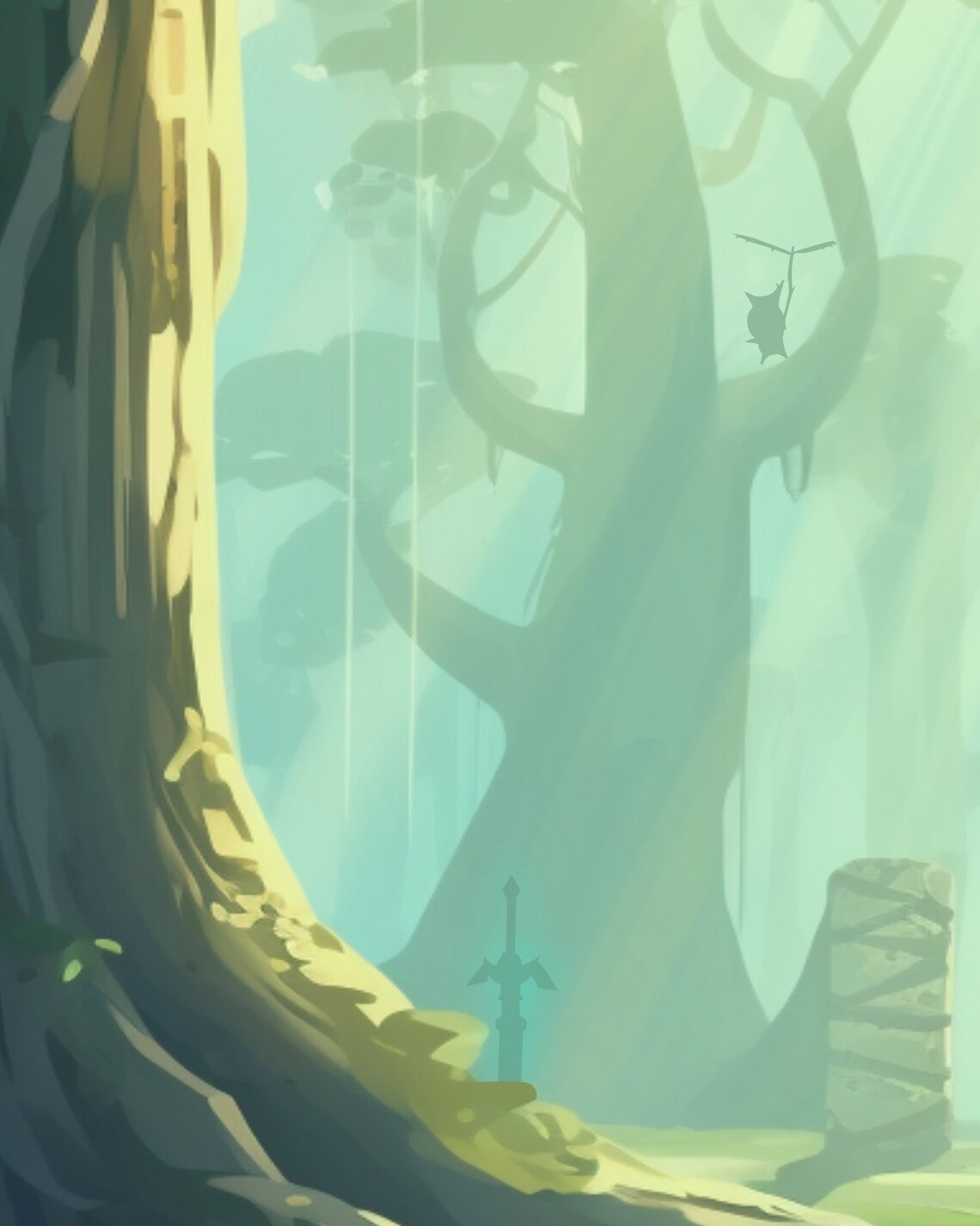 Korok Forest Poster - the Legend of Zelda: Breath of the Wild - Hyrule ...