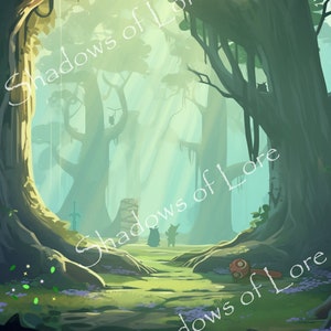 Korok Forest Poster - the Legend of Zelda: Breath of the Wild - Hyrule ...