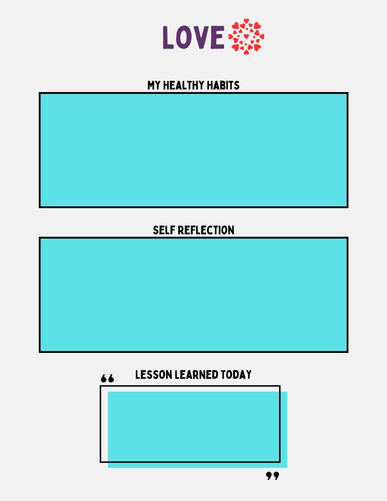 Self Love Journal Bullet Journal Journaling Affirmations - Etsy