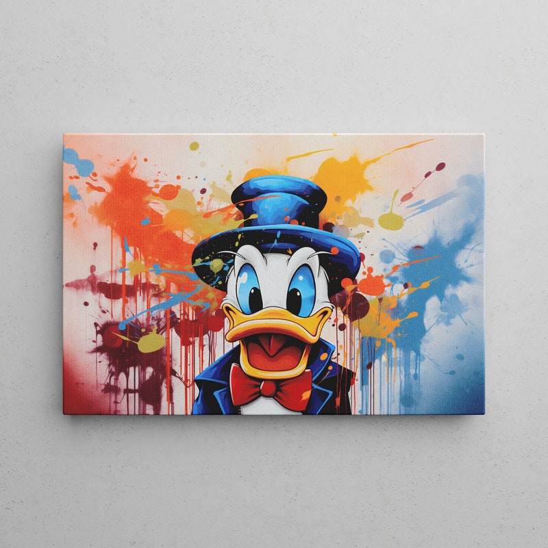 Donald Duck Print Wall Art - Etsy