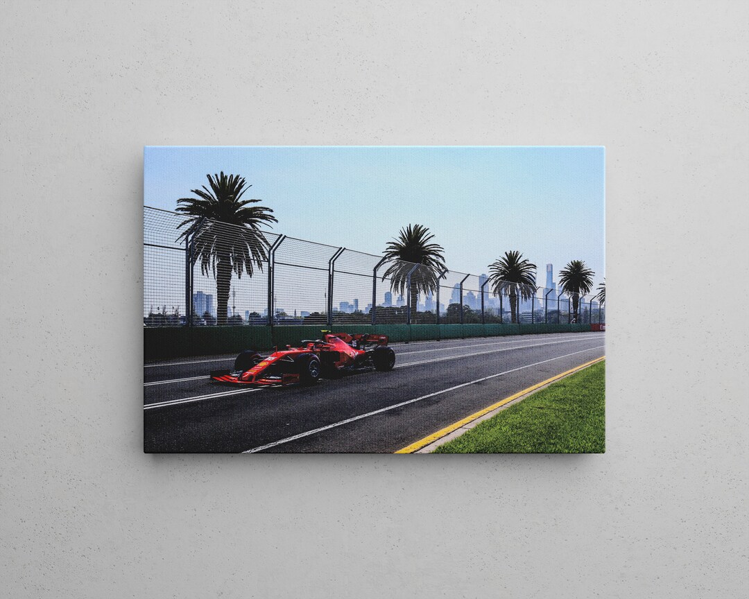 Charles Leclerc Mural Formula 1 Drawing on Canvas F1 Canvas in Various ...