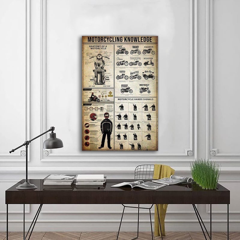 Motorcycle Poster - Etsy