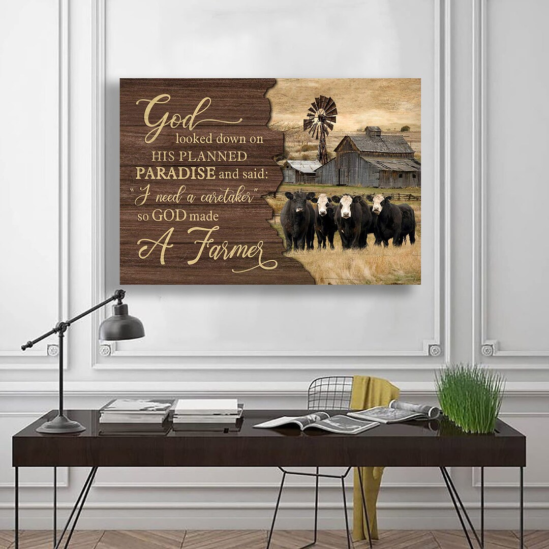 White Face Angus Cattle - God Looked Down on His Planned Paradise ...