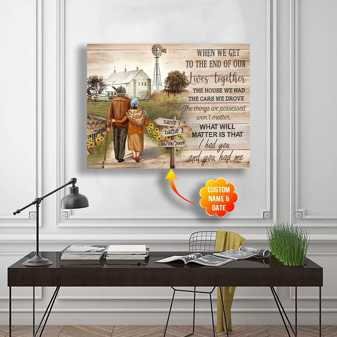 I Had You and You Had Me Personalized Couple Poster, Wedding Poster ...