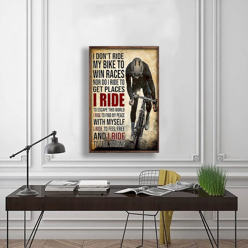 Bicycle Poster Art - Etsy