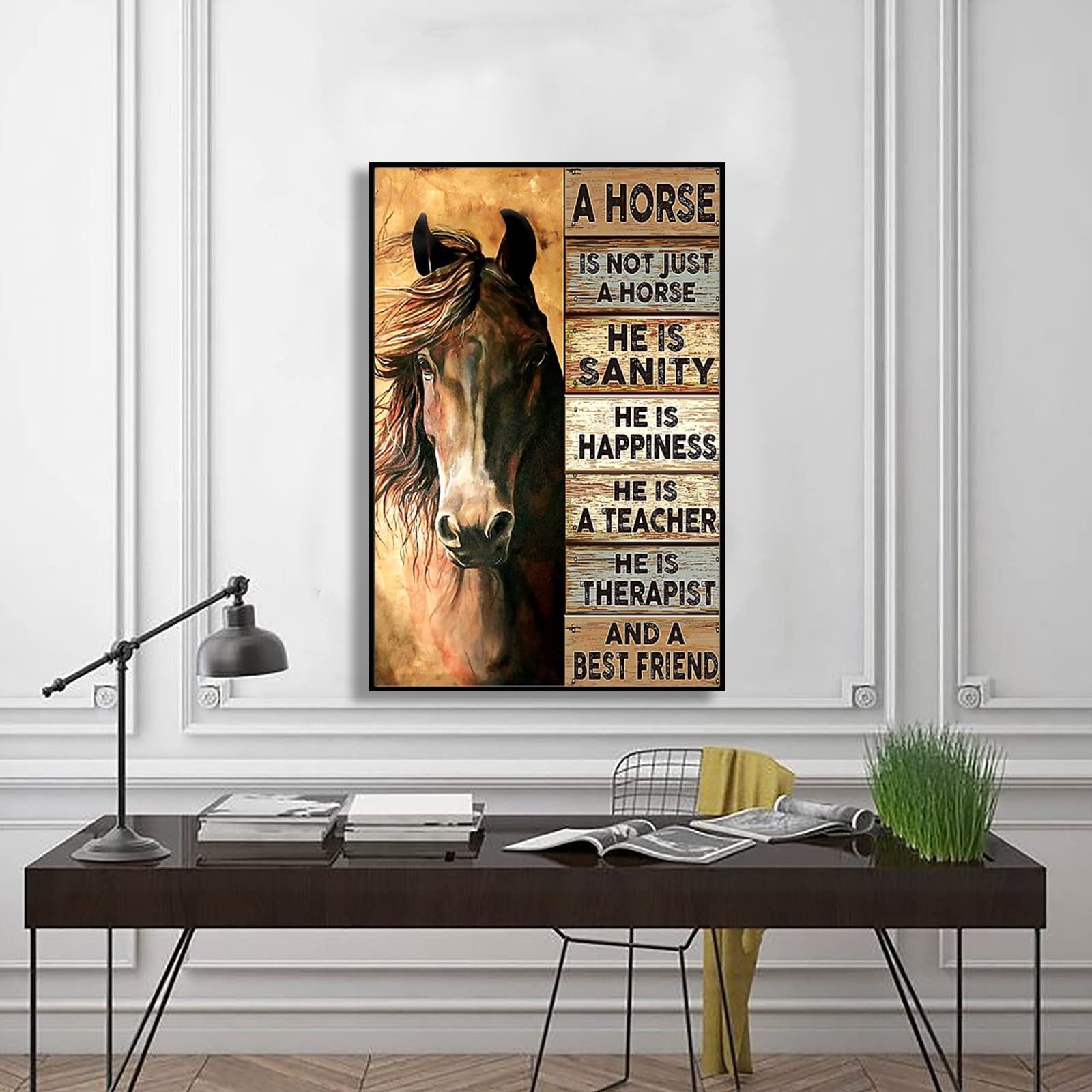 A Horse is Not Just A Horse Poster Horse Lovers Vintage Art Decor Gift ...
