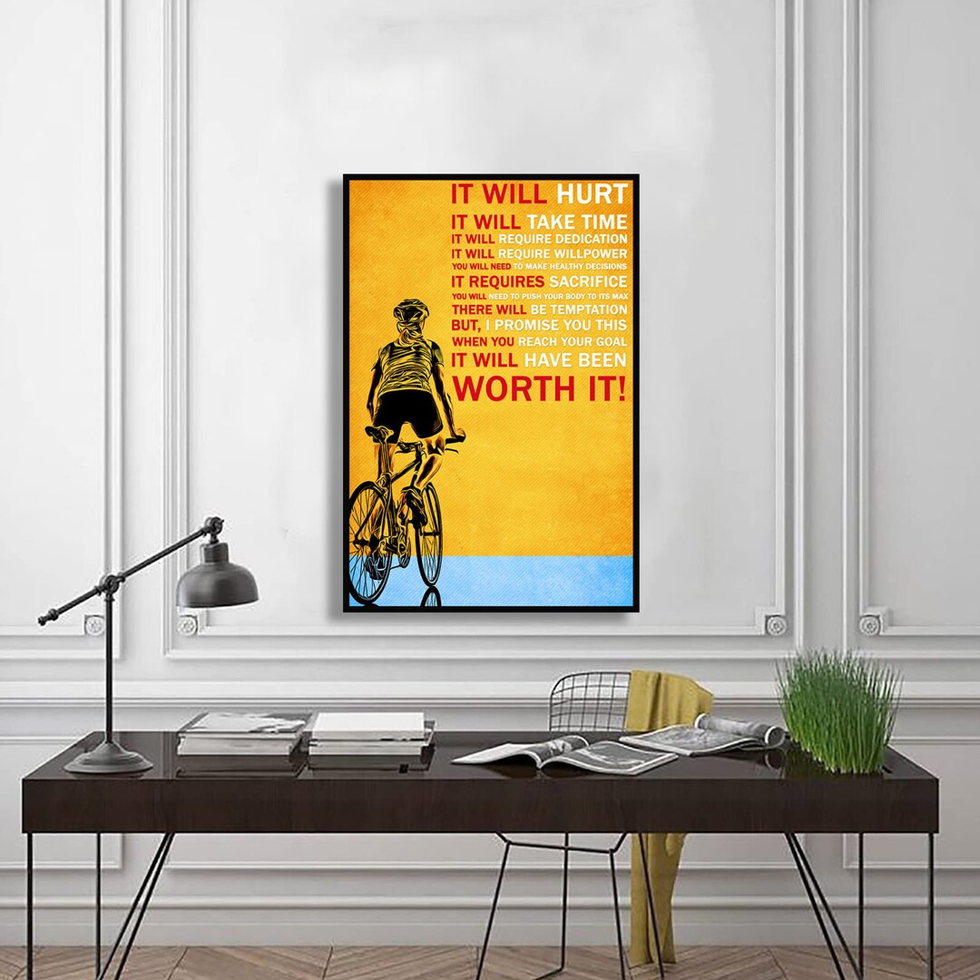 It Will Hurt - It Will Take Time Poster, Wall Art Home Decoration ...