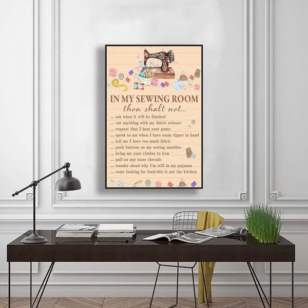 Sewing Poster - Etsy