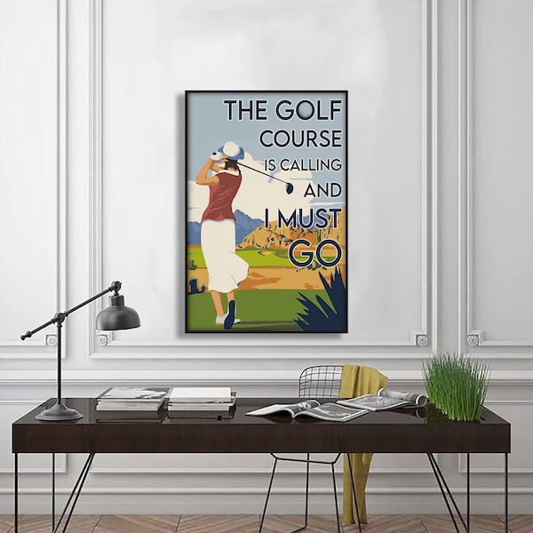 Golf Poster - Etsy