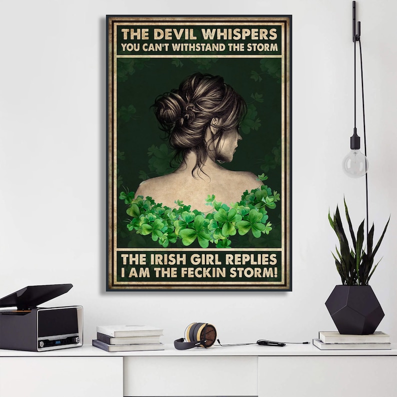 The Devil Whispered, You Cannot Withstand the Storm Poster, Wall Art ...