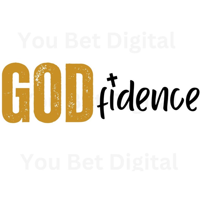 Godfidence Svg God Fidence Knowıng L Can't but He Can Svg, Faith Svg ...