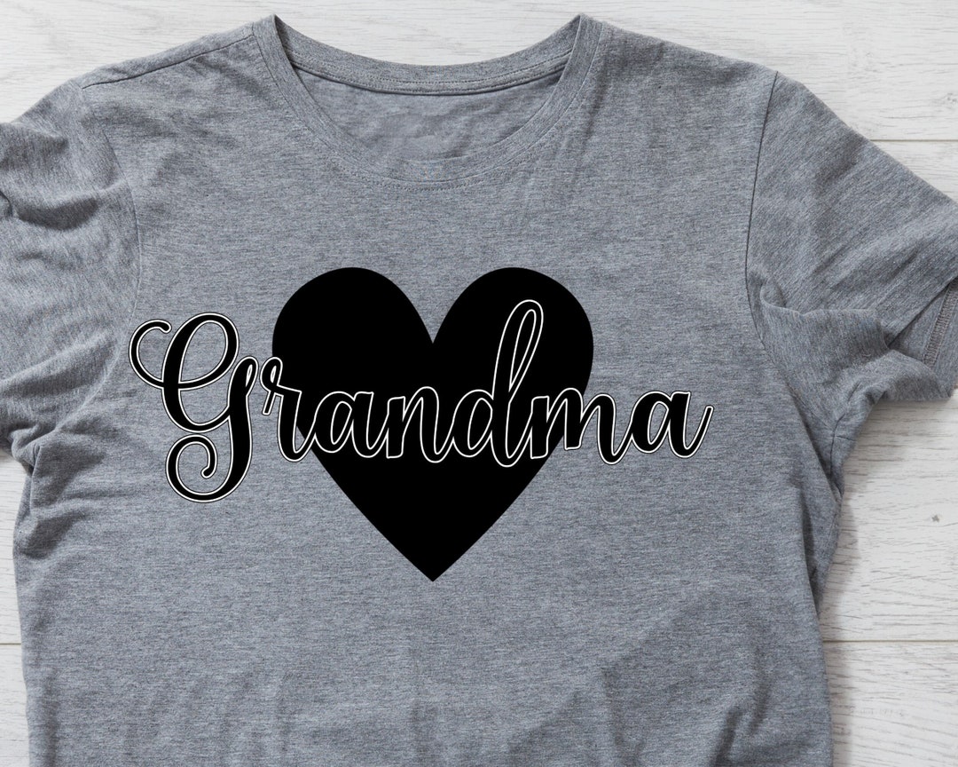 Grandma Heart SVG PNG Digital Download File - Etsy