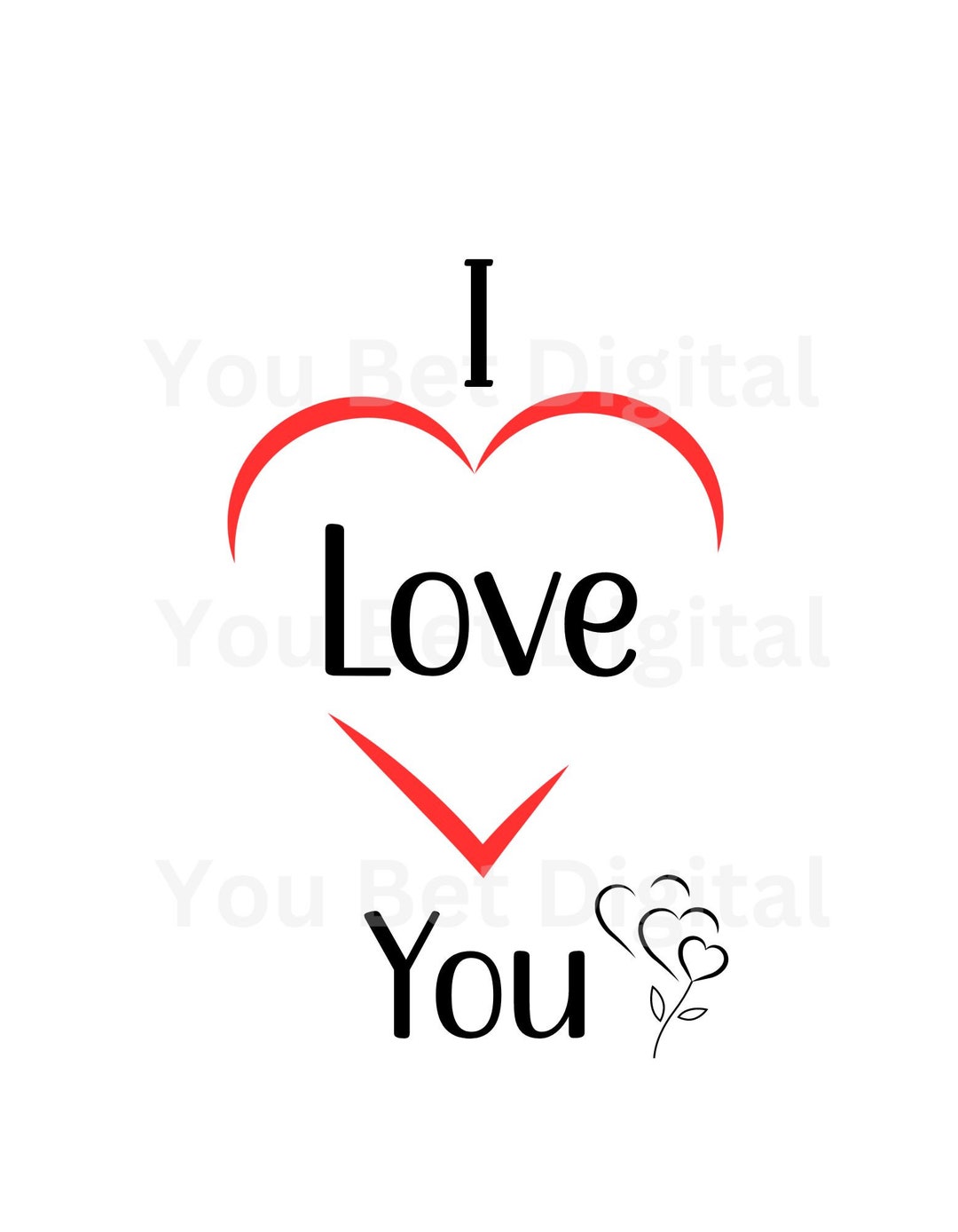 I Love You Sign, SVG,PNG ,digital Download - Etsy