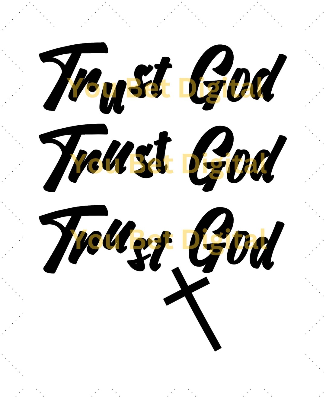 Trust God Svg Png Pdf Jpeg , Christian Svg Bundle , Pray Svg , Cross ...