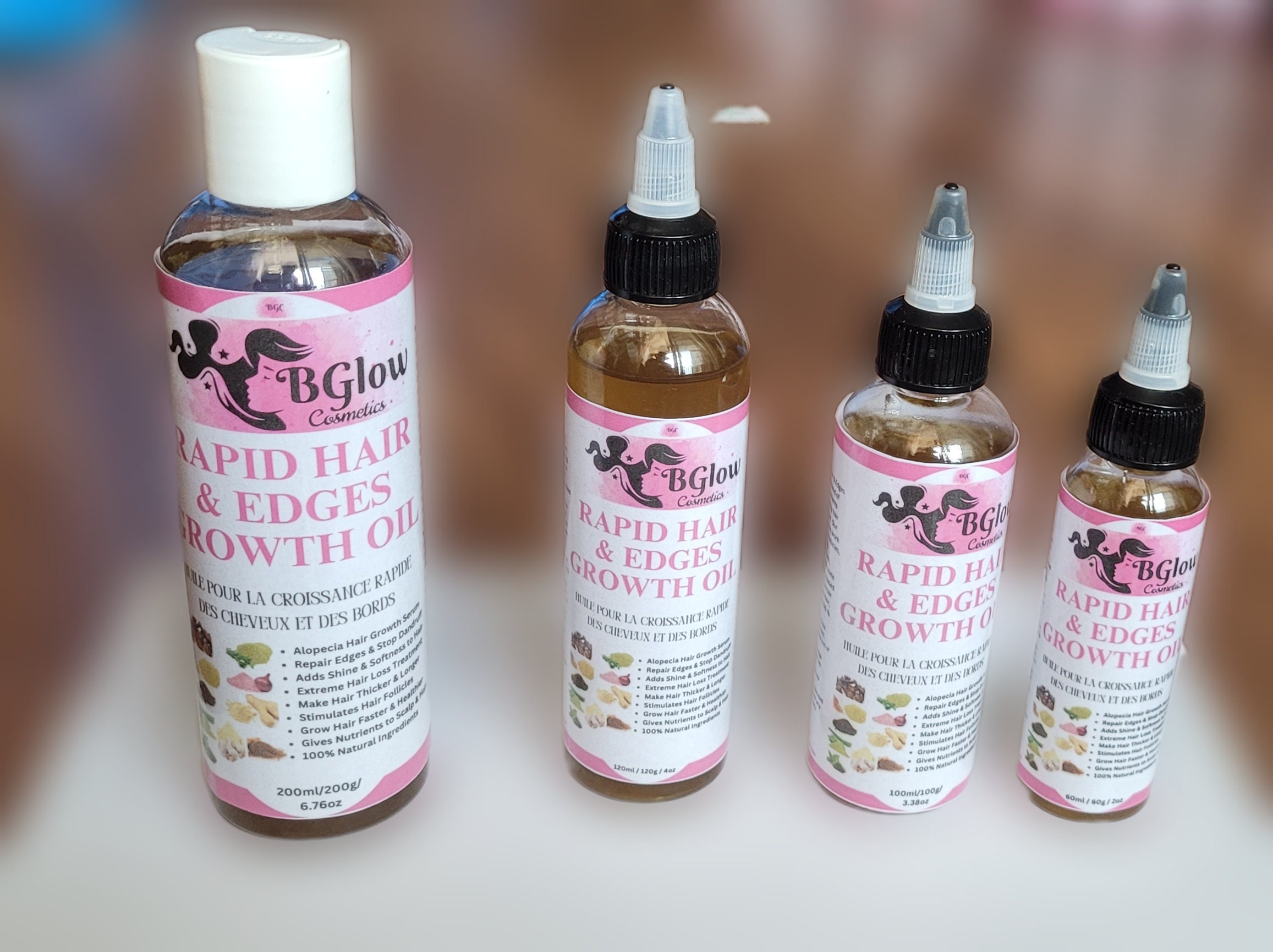 Rapid Hair and Edges Growth Oil / Extreme Hair Loss Treatment / Hair ...