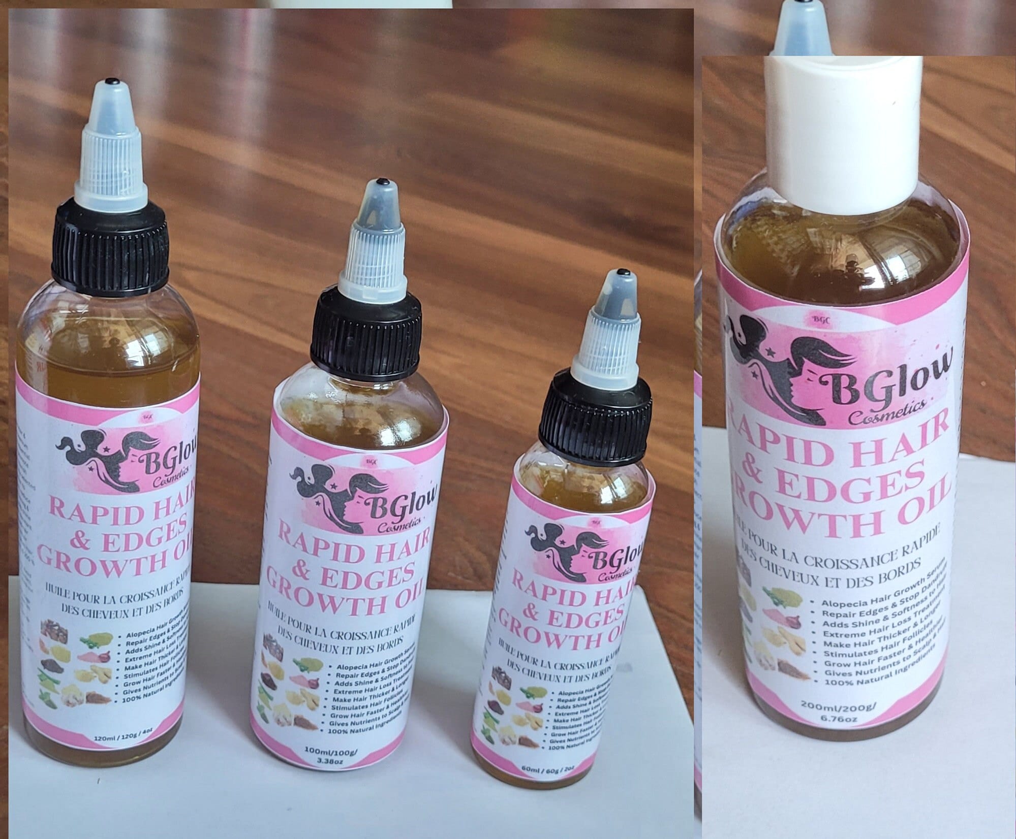 Rapid Hair and Edges Growth Oil / Extreme Hair Loss Treatment / Hair ...