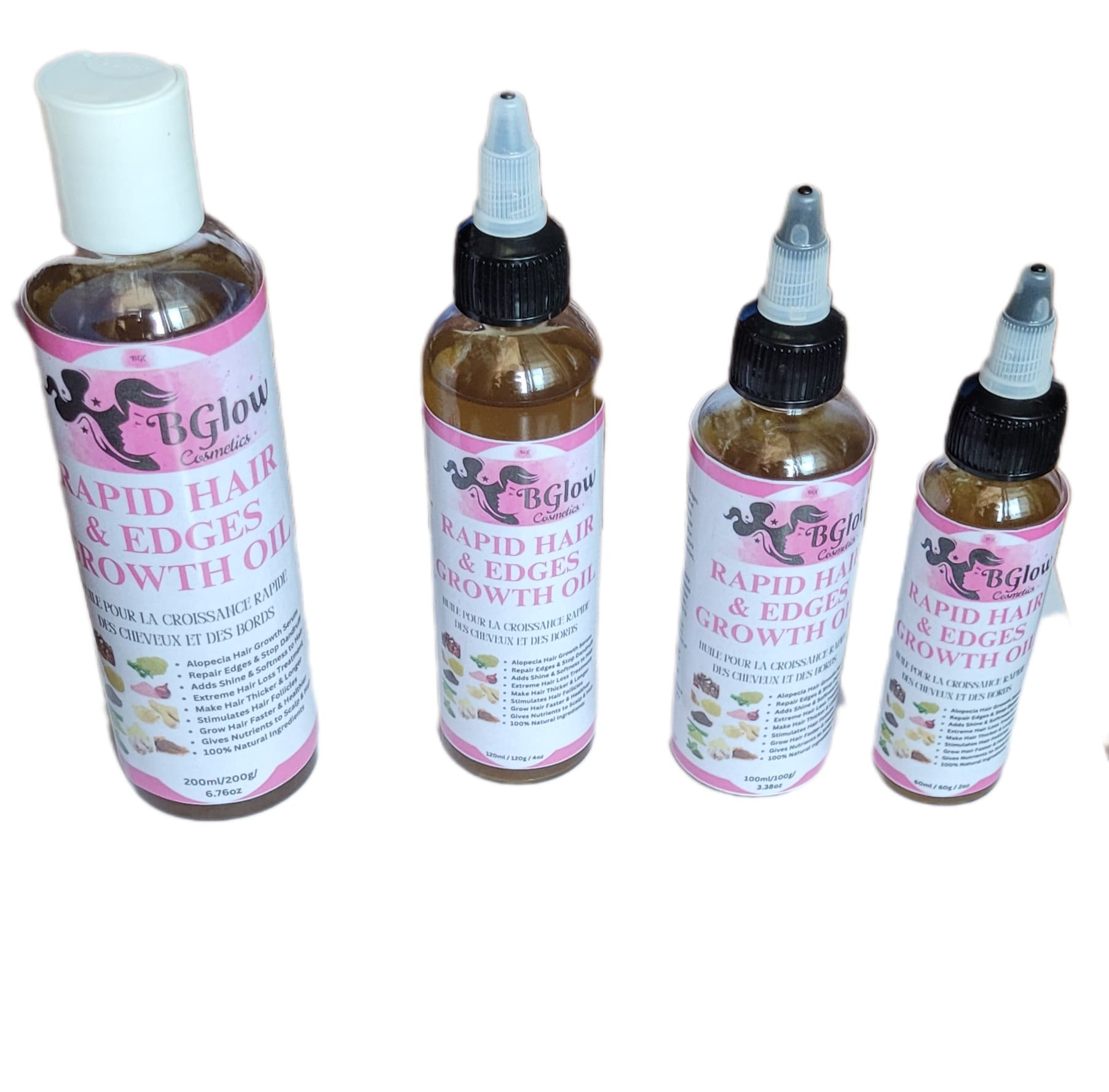 Rapid Hair and Edges Growth Oil / Extreme Hair Loss Treatment / Hair ...