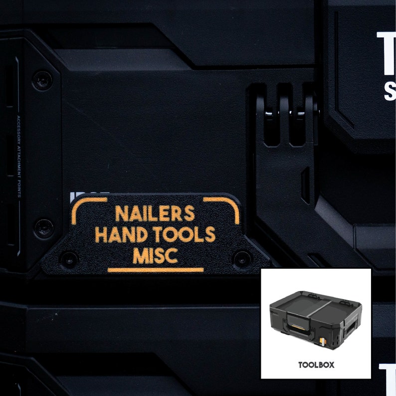 Toolbox / Organiser Labels | Custom Stacktech Labels - Etsy