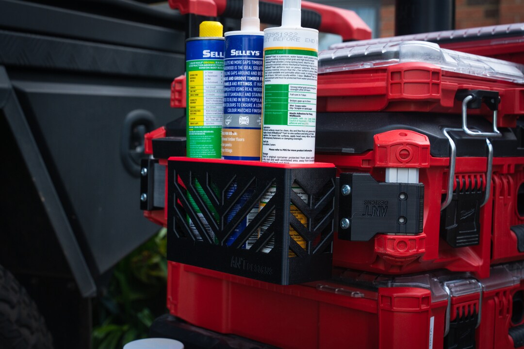 Universal SMALL Shelf Caulk Holder - Attachment ONLY! - PACKOUT Mods - Etsy