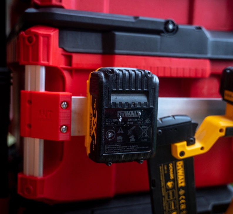 Battery Mounts (pakrail Compatible) | Dewalt, Makita, AEG, Milwaukee - Etsy