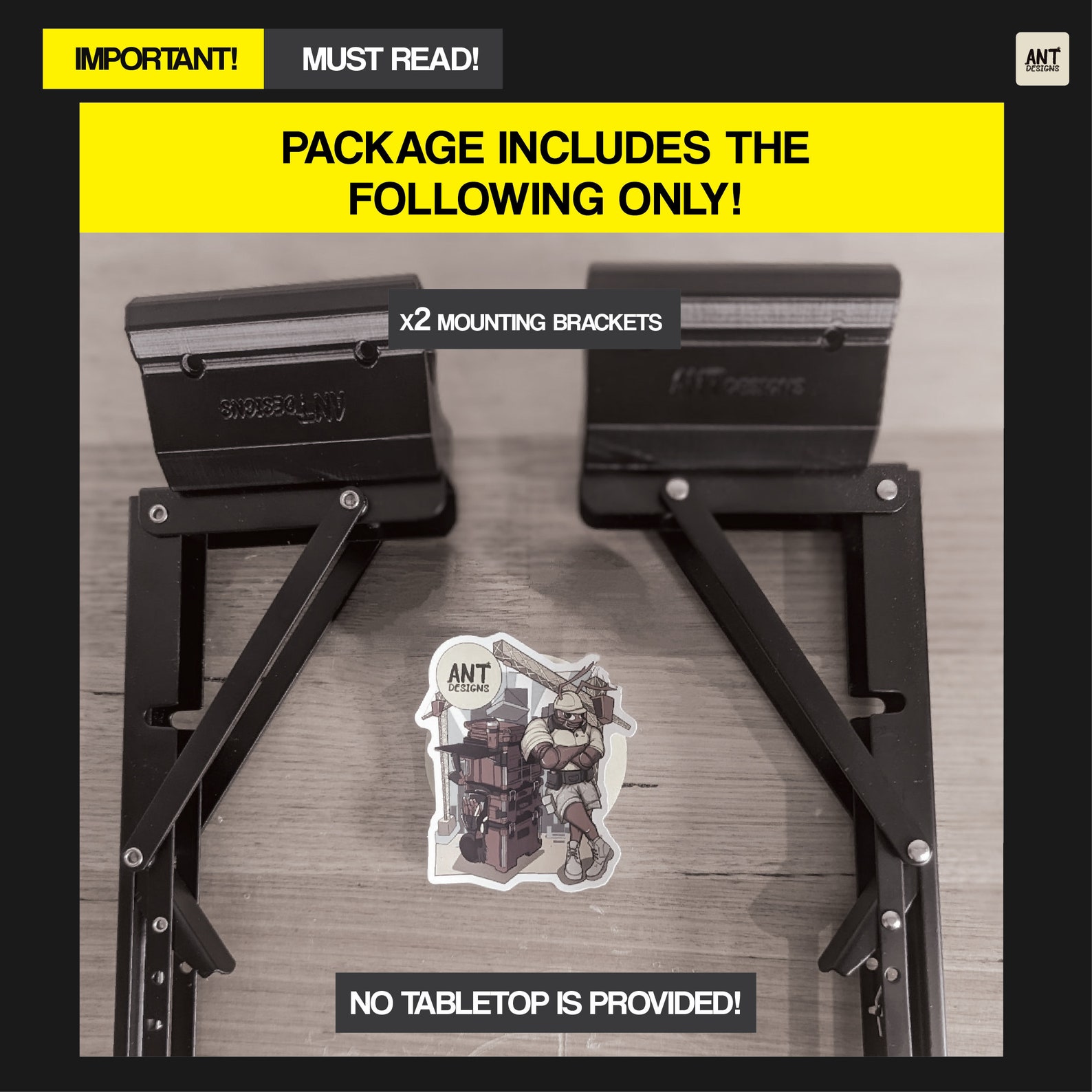 PACKOUT Table (folding Bracket Kit) - PACKOUT MODS - Etsy