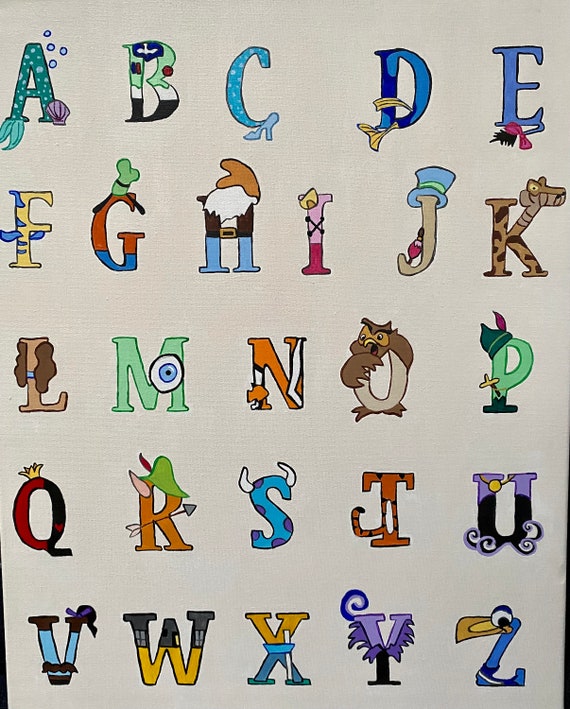 Alphabet De Polices Disney 130 Kalligraphie Alphabet Ideen | Alphabet,